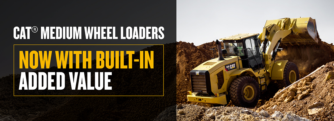 Cat Medium Wheel Loaders | Reliable Performance for Construction